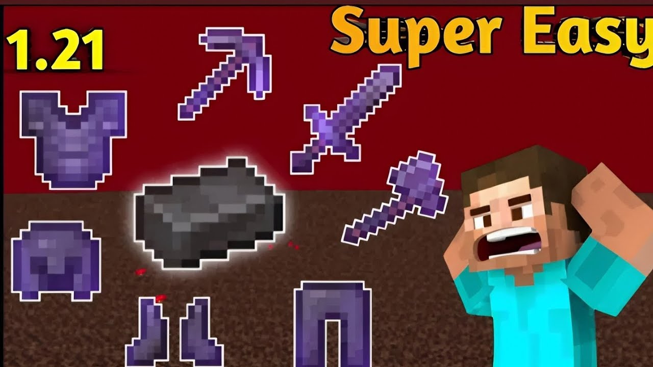 Ultimate Netherite Mining Guide 1.21+ Bedrock/MCPE/Java/Xbox #minecraft ...