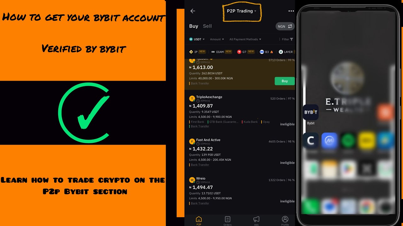 Bybit Account Verification,Deposit Methods&P2P Trading for Beginners ...