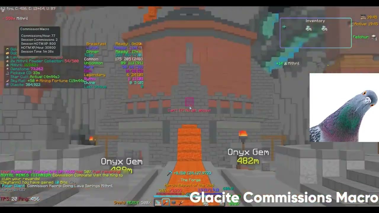 FREE MINING MACRO AFK 250M+H Hypixel Skyblock June 2025 - Cube Letter